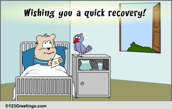 Wish Someone A Quick Recovery! Free Get Well Soon eCards, Greeting ...