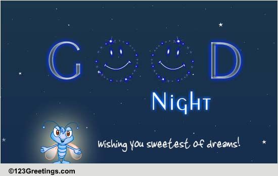 Sweetest Dreams... Free Good Night eCards, Greeting Cards | 123 Greetings