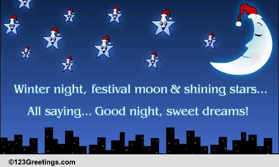 Festival Moon! Free Good Night eCards, Greeting Cards | 123 Greetings