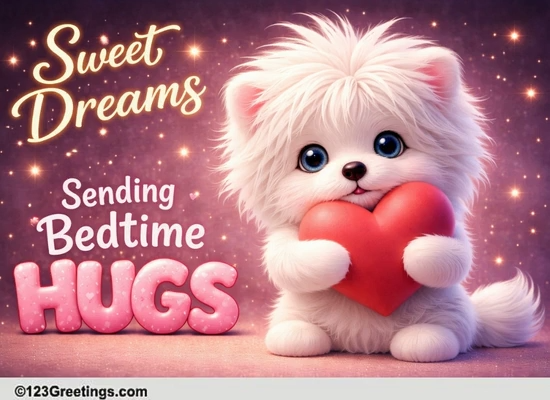 Send Good Night Hugs To Loved Ones Free Good Night eCards | 123 Greetings