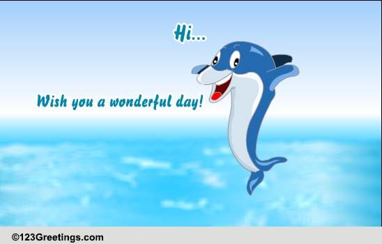 Splash A Hi! Free Hi eCards, Greeting Cards | 123 Greetings