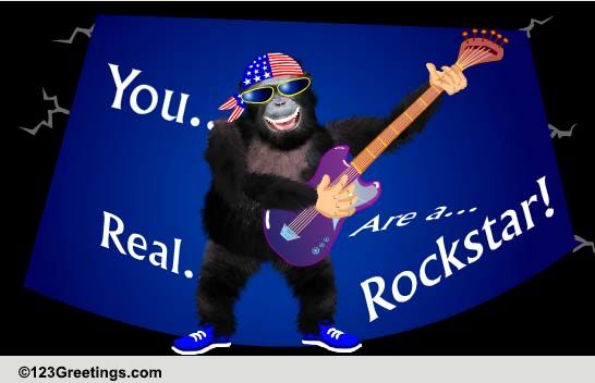 Rockstar! Free Send a Joke eCards, Greeting Cards | 123 Greetings