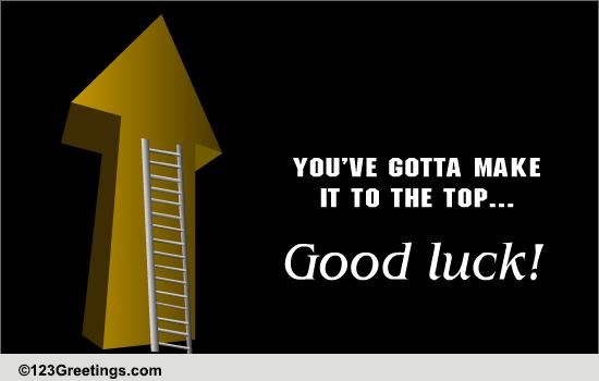 You Can Do It! Free Good Luck eCards, Greeting Cards | 123 Greetings