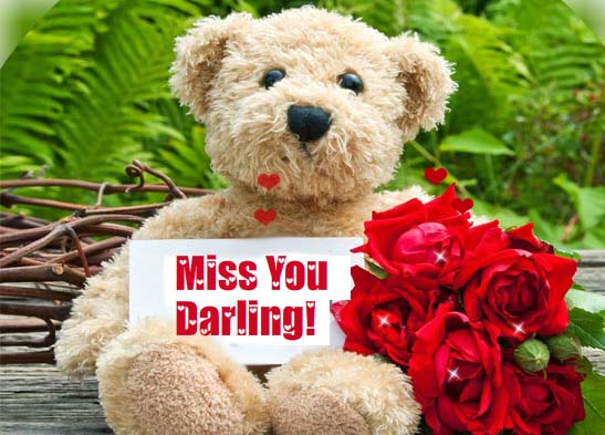 Miss You Darling. Free Miss You eCards, Greeting Cards | 123 Greetings