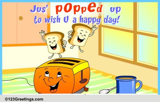 Popping Up To Say... Free Good Morning eCards, Greeting Cards | 123 ...