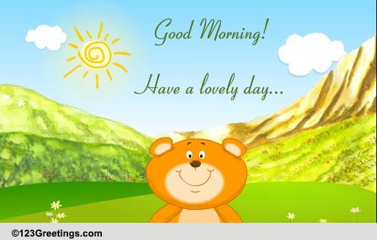 Yawn And Wish! Free Good Morning eCards, Greeting Cards | 123 Greetings