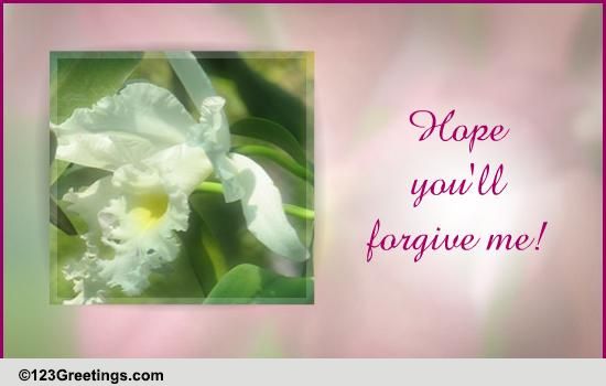 I Was Wrong... Free Sorry eCards, Greeting Cards | 123 Greetings