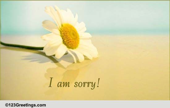 Sorry Isn't Just A Five Letter Word... Free Sorry eCards, Greeting ...