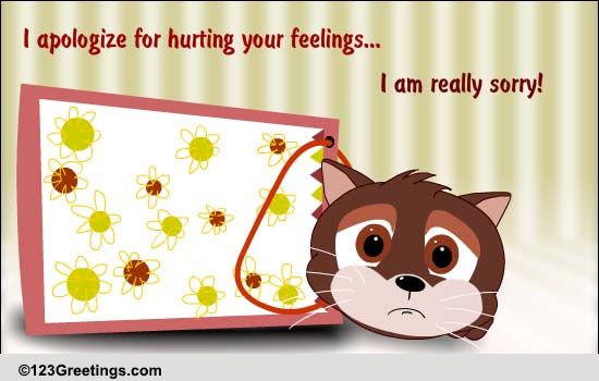 I Am Really Feeling Sorry! Free Sorry eCards, Greeting Cards | 123 ...