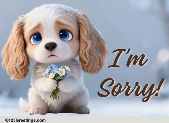 Perfect Sorry Ecard Free Sorry eCards, Greeting Cards | 123 Greetings