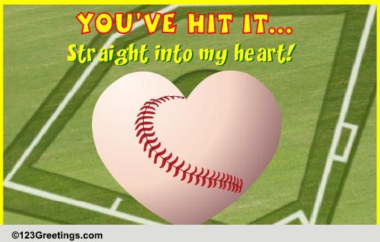 Straight Into My Heart! Free Sports eCards, Greeting Cards | 123 Greetings