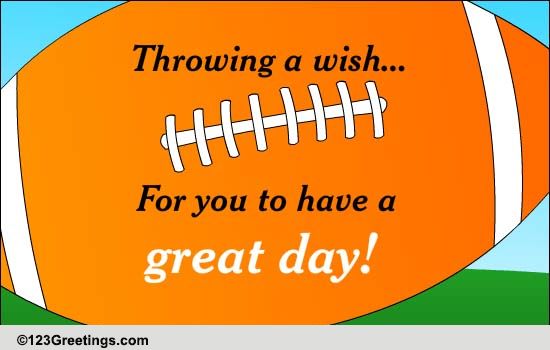 A Great Day! Free Sports eCards, Greeting Cards | 123 Greetings
