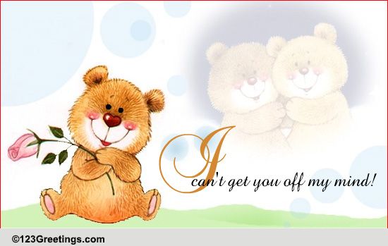 You Are In My Thoughts! Free Thinking of You eCards, Greeting Cards ...