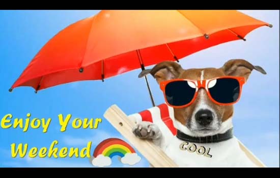 A Cute Weekend Card Just For You. Free Enjoy the Weekend eCards | 123 ...