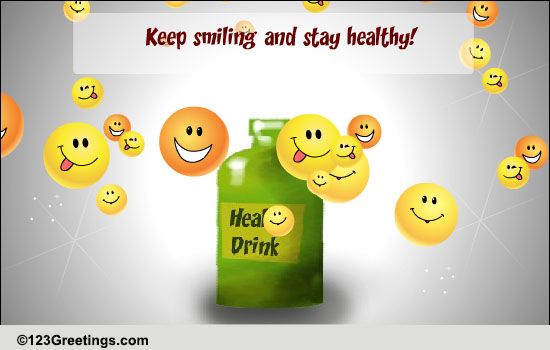 Stay Healthy! Free Health & Wellness eCards, Greeting Cards | 123 Greetings