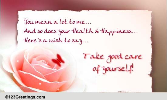 Wishing Health & Happiness! Free Health & Wellness eCards | 123 Greetings