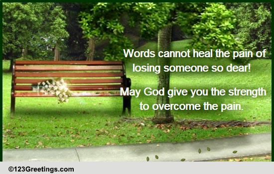Healing Words... Free Sympathy & Condolences eCards, Greeting Cards ...