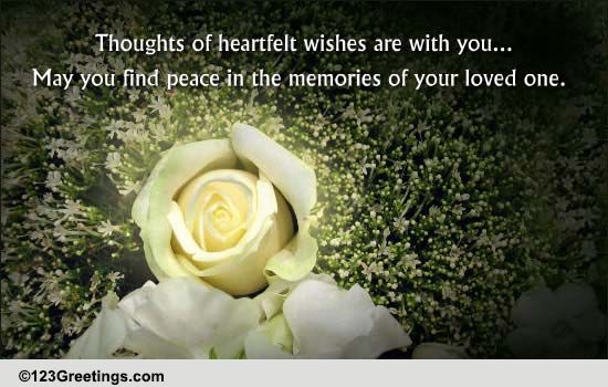 With Heartfelt Sympathy! Free Sympathy & Condolences eCards | 123 Greetings