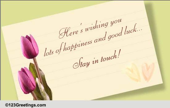 Stay In Touch! Free Stay in Touch Etc eCards, Greeting Cards | 123 ...