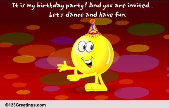 Let's Have Fun! Free Birthday Party eCards, Greeting Cards | 123 Greetings