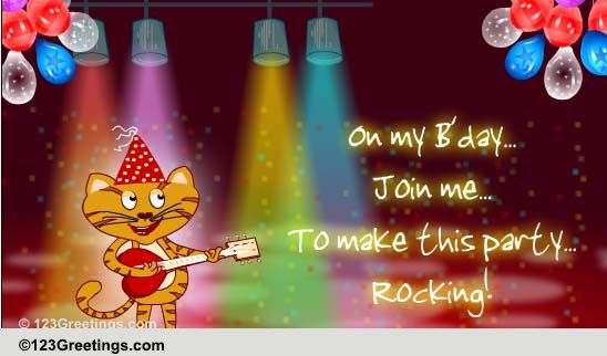 Join Me At My Party! Free Birthday Party eCards, Greeting Cards | 123 ...