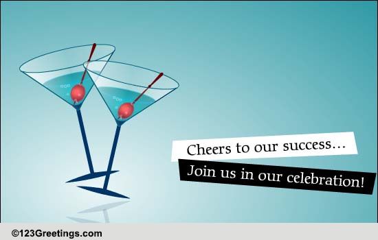 Celebrating Our Success! Free Business & Formal eCards | 123 Greetings