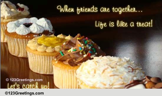 Life Is A Treat With Friends! Free Party Invitations eCards | 123 Greetings