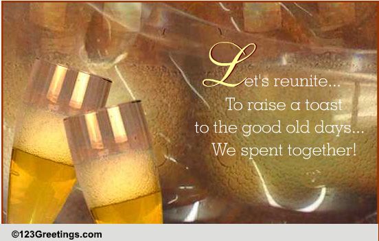 Let's Reunite... Free Celebrations eCards, Greeting Cards | 123 Greetings