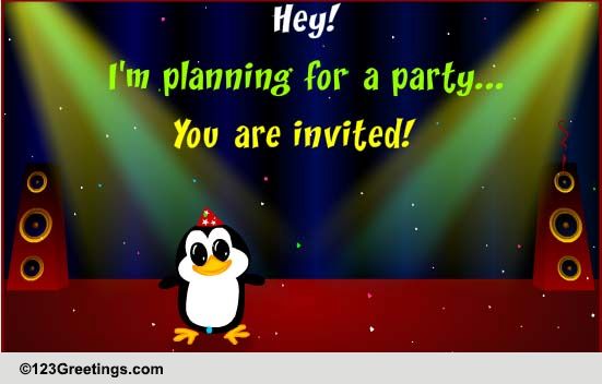 Planning For A Party! Free Celebrations eCards, Greeting Cards | 123 ...