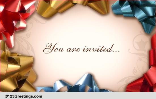 A Formal Invitation... Free Professional eCards, Greeting Cards | 123 ...