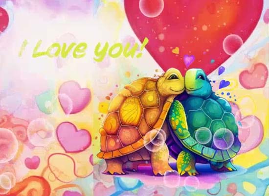 I Am Turtley In Love With You! Free Cute Love eCards, Greeting Cards ...