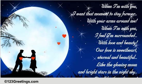 Romantic Card With Beautiful Visuals. Free Forever eCards | 123 Greetings