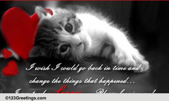 Truly Sorry! Free I Am Sorry eCards, Greeting Cards | 123 Greetings