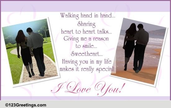 Hand In Hand... Free I Love You eCards, Greeting Cards | 123 Greetings