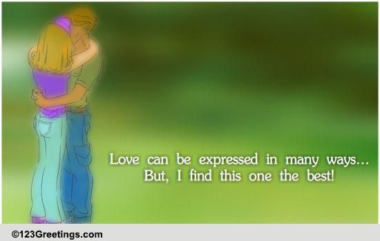 A Kiss Card For Your Love! Free Kiss eCards, Greeting Cards | 123 Greetings