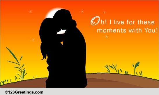 A Romantic Kiss! Free Kiss eCards, Greeting Cards | 123 Greetings