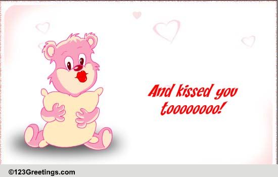 Warm, Cozy And... Free Kiss eCards, Greeting Cards | 123 Greetings