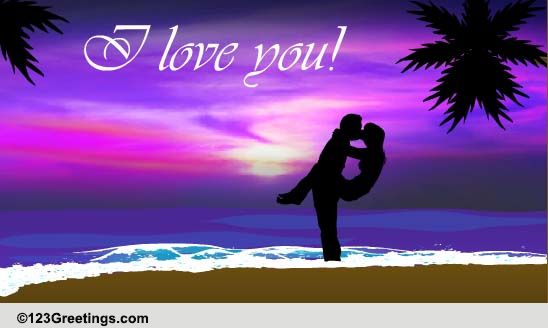 A Romantic Moment... Free Kiss eCards, Greeting Cards | 123 Greetings
