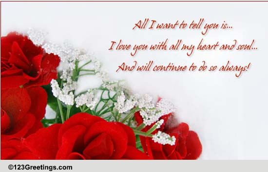 Declaring Your Love. Free Love Etc eCards, Greeting Cards | 123 Greetings