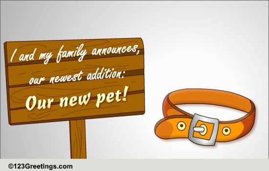 New Addition! Free Announcement eCards, Greeting Cards | 123 Greetings