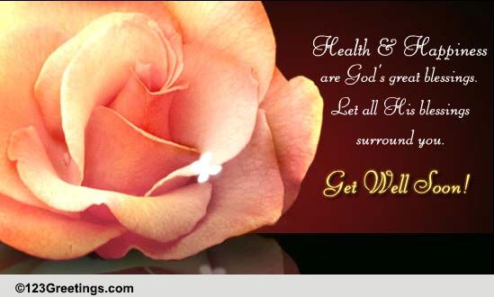 Health & Happiness! Free Get Well eCards, Greeting Cards | 123 Greetings