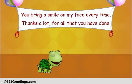 Thank Some One... Free For Everyone eCards, Greeting Cards | 123 Greetings