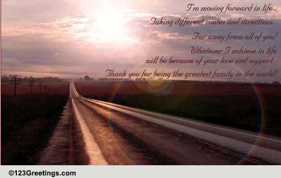 A Sentimental Message To Your Family. Free Family eCards, Greeting ...