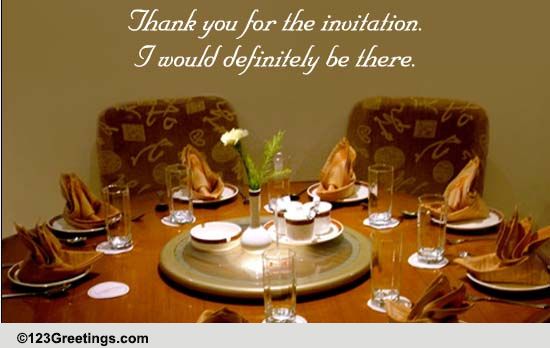 I Would Definitely Be There. Free Invitations eCards, Greeting Cards ...
