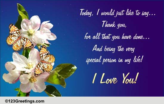 Thank You, My Love! Free Made for Each Other eCards, Greeting Cards ...