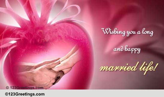 Trust, Faith And Belief! Free Just Married eCards, Greeting Cards | 123 ...