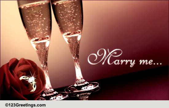 A Moment Of A Lifetime. Free Marry Me eCards, Greeting Cards | 123 ...