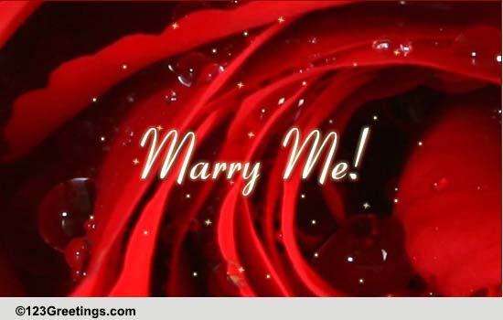 Keep It Simple! Free Marry Me eCards, Greeting Cards | 123 Greetings